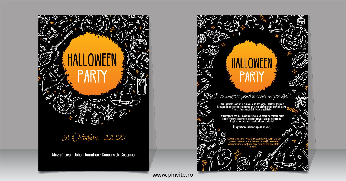 Halloween 'Night of Fright' Party Invitation | Pinvite